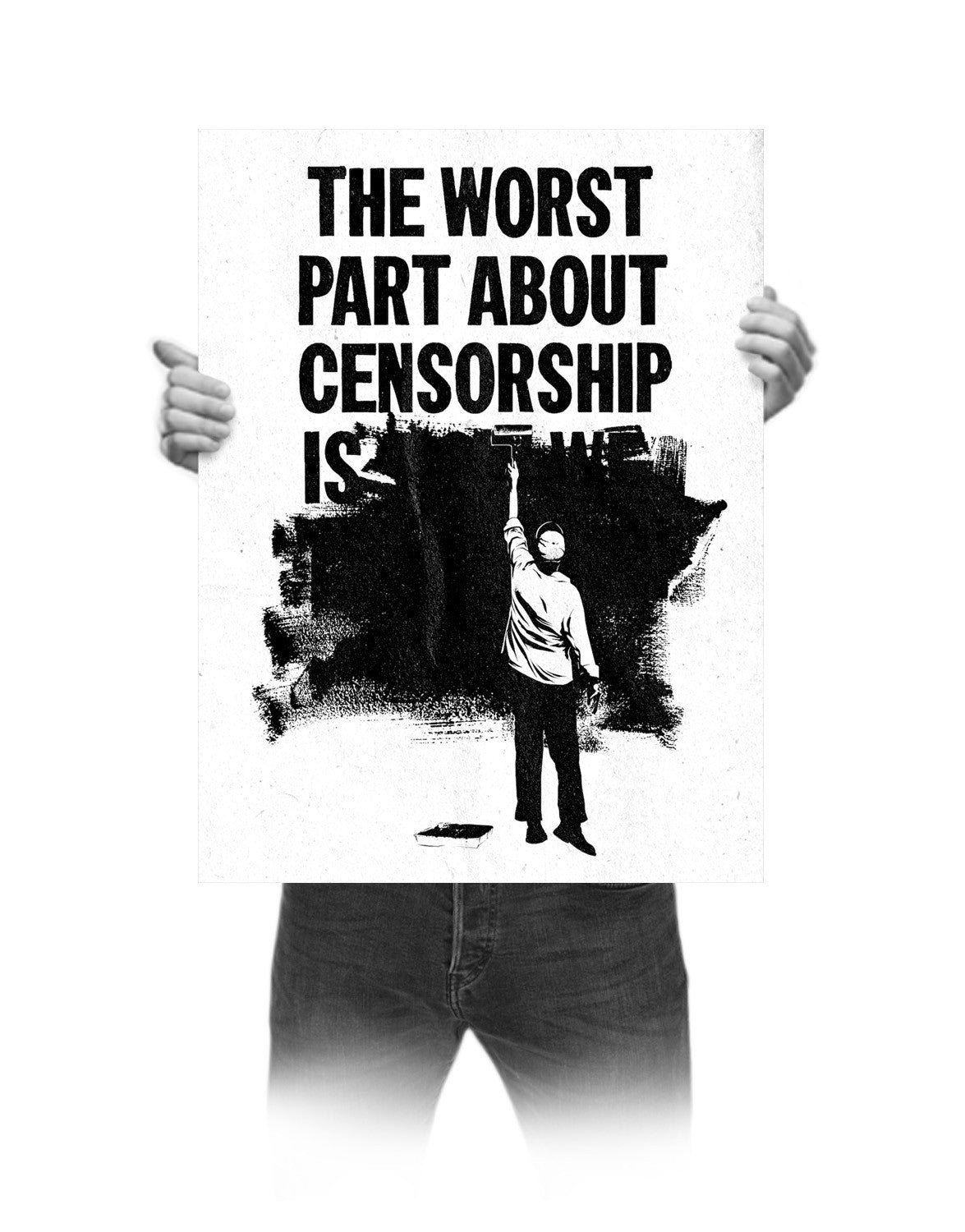 Fullbleed 'Blackout' Print